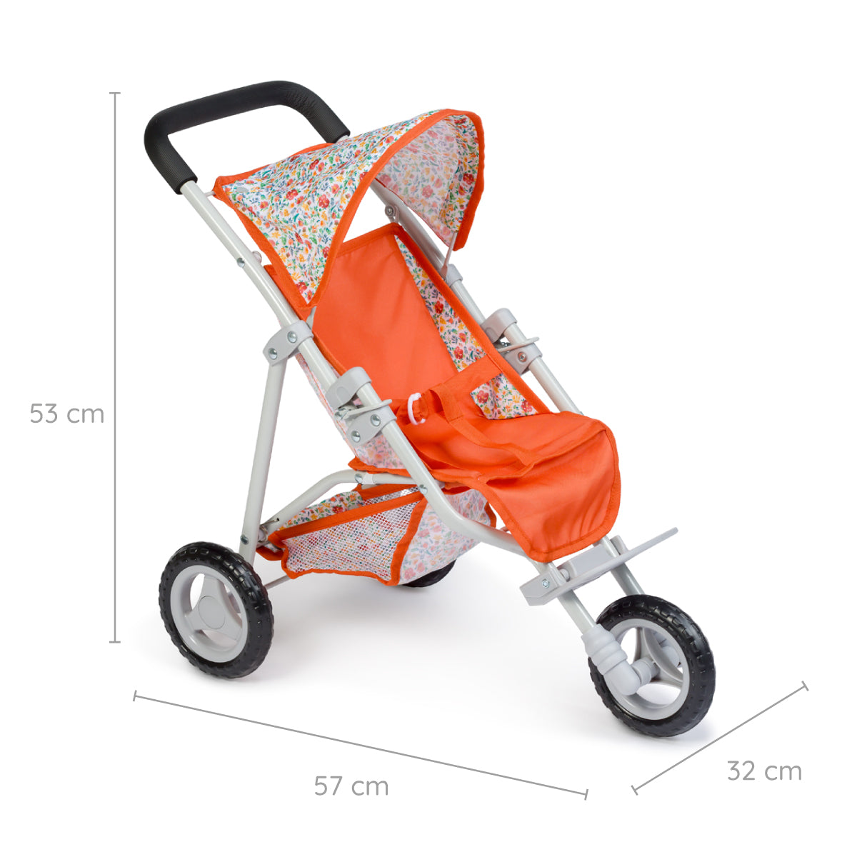 3-wheel folding walking chair for dolls up to 45 cm – JC Toys Spain, S.L.